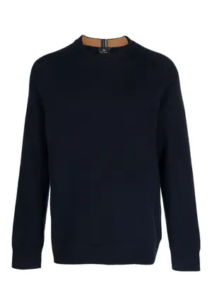 Paul Smith Long-sleeve Merino-wool Jumper - Blue