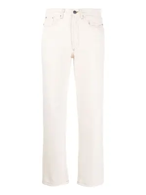 A.p.c. Straight-leg Cropped Jeans - Neutrals