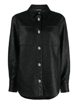 BOSS Monogram Embossed Shirt - Black