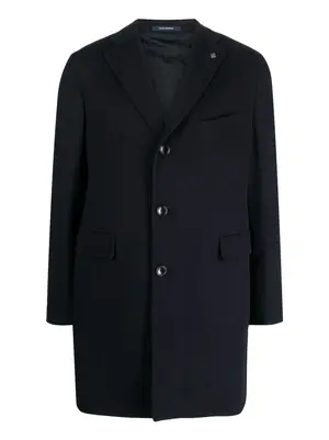 Tagliatore Single-breasted Coat - Blue