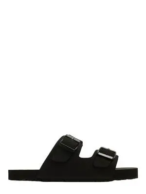MANEBÍ Logo-Debossed Double-Buckle Sandals