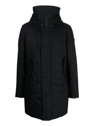 Peuterey Hooded Feather Down Parka - Blue