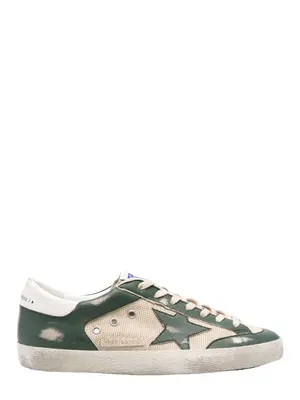 GOLDEN GOOSE Super-star Panelled Sneakers - Neutrals