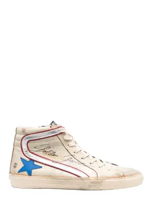 GOLDEN GOOSE Slide High-top Sneakers - Neutrals