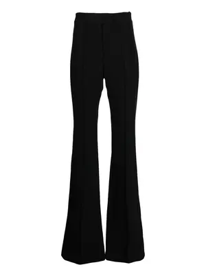 Alex Perry High-waisted Flared Trousers - Black