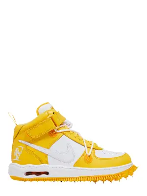 Nike Off-white X Force 1 Mid Sp Leather - Yellow