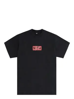 Kith For Aaliyah Classic Logo Vintage Tee - Black