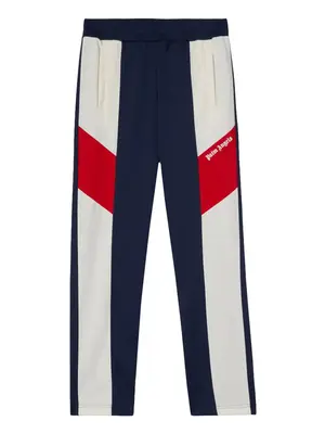 Palm Angels V Colorblock Track Pants 'navy /white - Blue