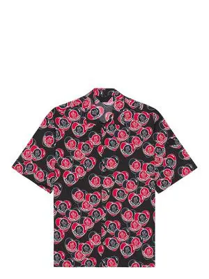 Moncler Shirt In Red - Multi