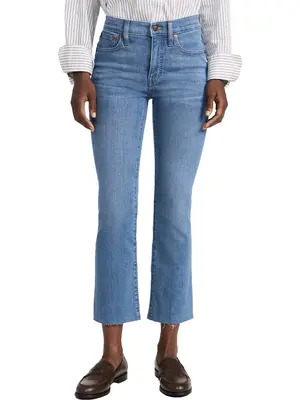 Madewell Mid-rise Kick-out Jeans - Cherryville Wash