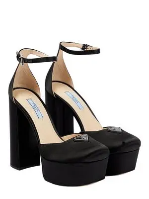PRADA Prada Satin Platform Pumps