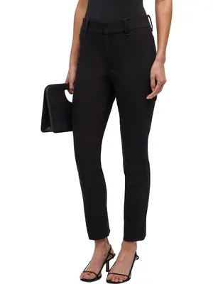 Vince High-waisted Cigarette Pant - Black