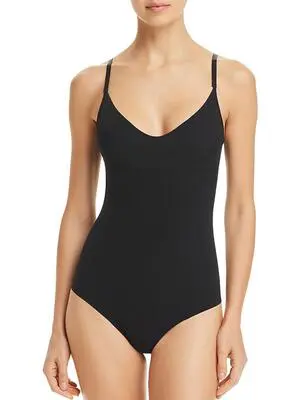 Commando Classic Control Thong Bodysuit - Black