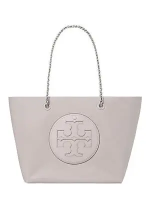 Tory Burch Ella Chain Tote Bay Gray/silver