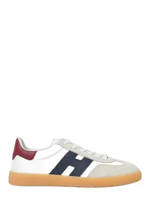 Hogan Sneakers With Contrast H Detailing - White