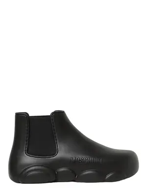Moschino Rubber Ankle Boots - Black