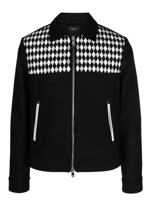 AMIRI AMIRI Diamond-Embroidered Work Jacket