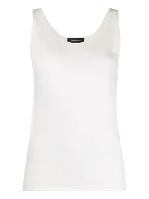 Fabiana Filippi Wool-blend Tank Top - White