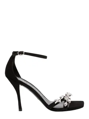 STUART WEITZMAN Nudist Vow 100mm Sandals - Black