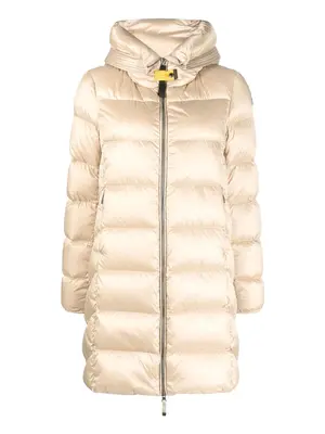 PARAJUMPERS Marion Quilted Hooded Jacket - Neutrals