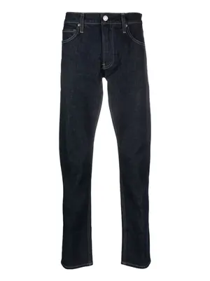 Calvin Klein Patch Slim-cut Jeans - Blue