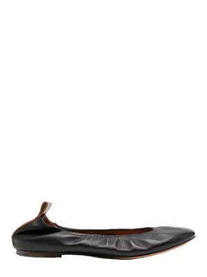 LANVIN Leather Ballerinas - Black
