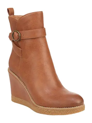 ZODIAC Ina Wedge Bootie Cognac