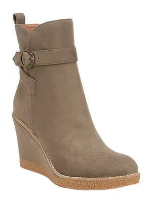 ZODIAC Ina Wedge Bootie Dark Olive