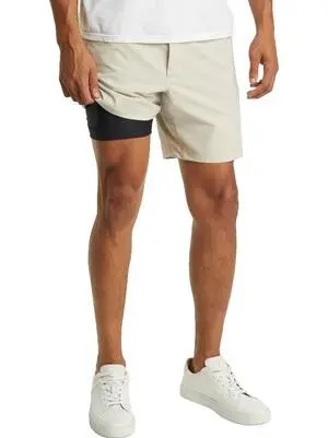 PUBLIC REC Flex 7-inch Golf Shorts - Sand