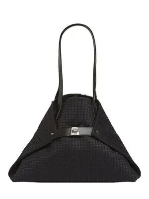 Akris Ai Techno Convertible Satchel - Black