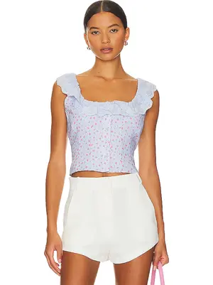 GUIZIO Paloma Lace Top - Wildflower