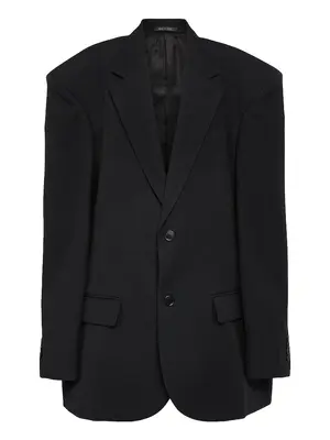 Balenciaga Wool Blazer - Black