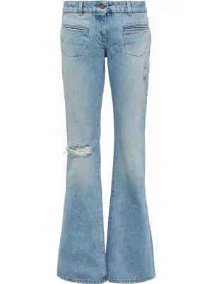 Palm Angels Flared Jeans - Blue