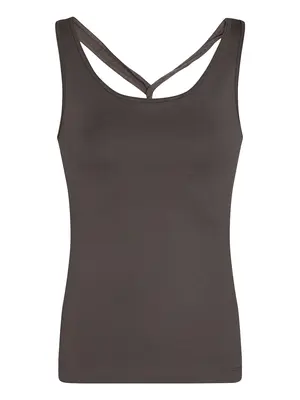 Bite Studios Bite Studios Tendu Stretch-cotton Jersey Tank Dark Gray