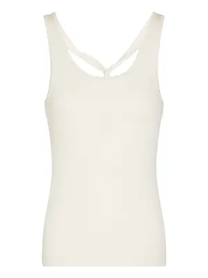 Bite Studios Bite Studios Tendu Stretch-cotton Jersey Tank Ecru