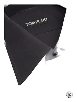 TOM FORD Apos;s Cotton Dress Shirt - Black
