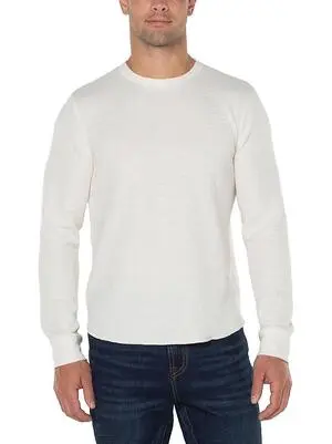 LIVERPOOL Long Sleeve Crewneck Sweater - Cream
