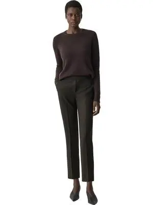 THEORY Treeca Pull-On Flannel Pant