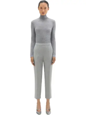 THEORY Treeca Pull-On Flannel Pant