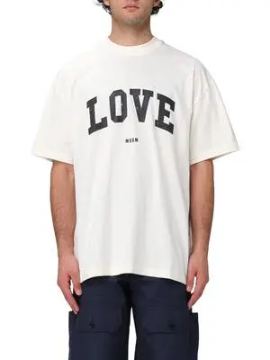 MSGM Cotton T-shirt - Cream