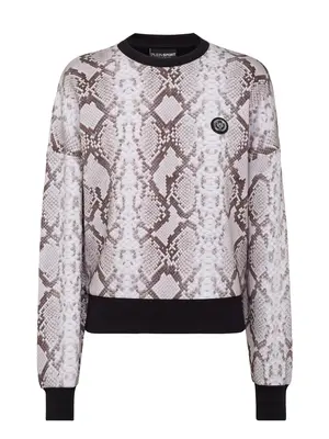 PLEIN SPORT Plein Sport Python-Print Sweatshirt