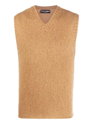 Dolce & Gabbana Virgin Wool-blend Jumper - Brown