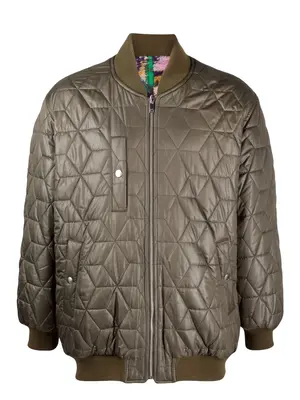 MARANT Otis Reversible Bomber Jacket - Green