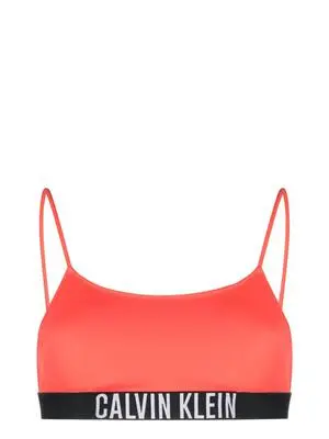 Calvin Klein Bralette-style Bikini Top - Red