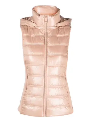 Calvin Klein Zip-up Padded Gilet - Pink