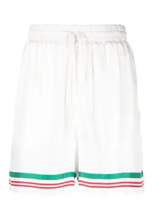 Casablanca Casa Way Drawstring Shorts - White