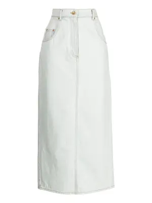 NINA RICCI Nina Ricci Denim Midi Skirt