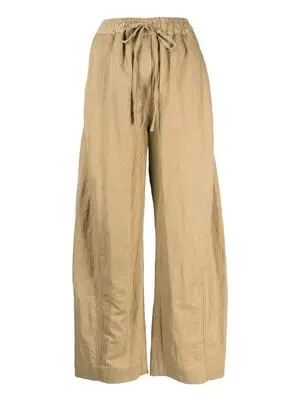 REJINA PYO Una Wide-leg Trousers - Neutrals