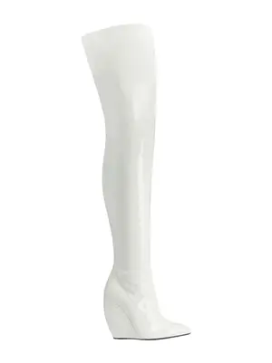 GIUSEPPE ZANOTTI 105mm Preety Boots - White