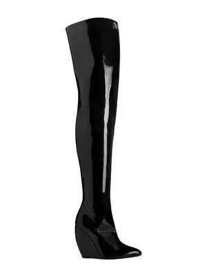 GIUSEPPE ZANOTTI 105mm Preety Over-the-knee Boots - Black